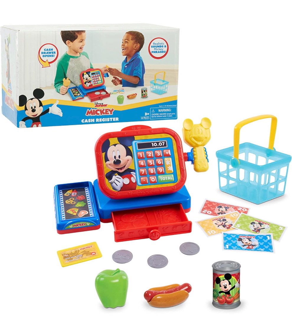 Mickey Mouse Deluxe Cash Register (Original), Hobbies & Toys, Toys ...