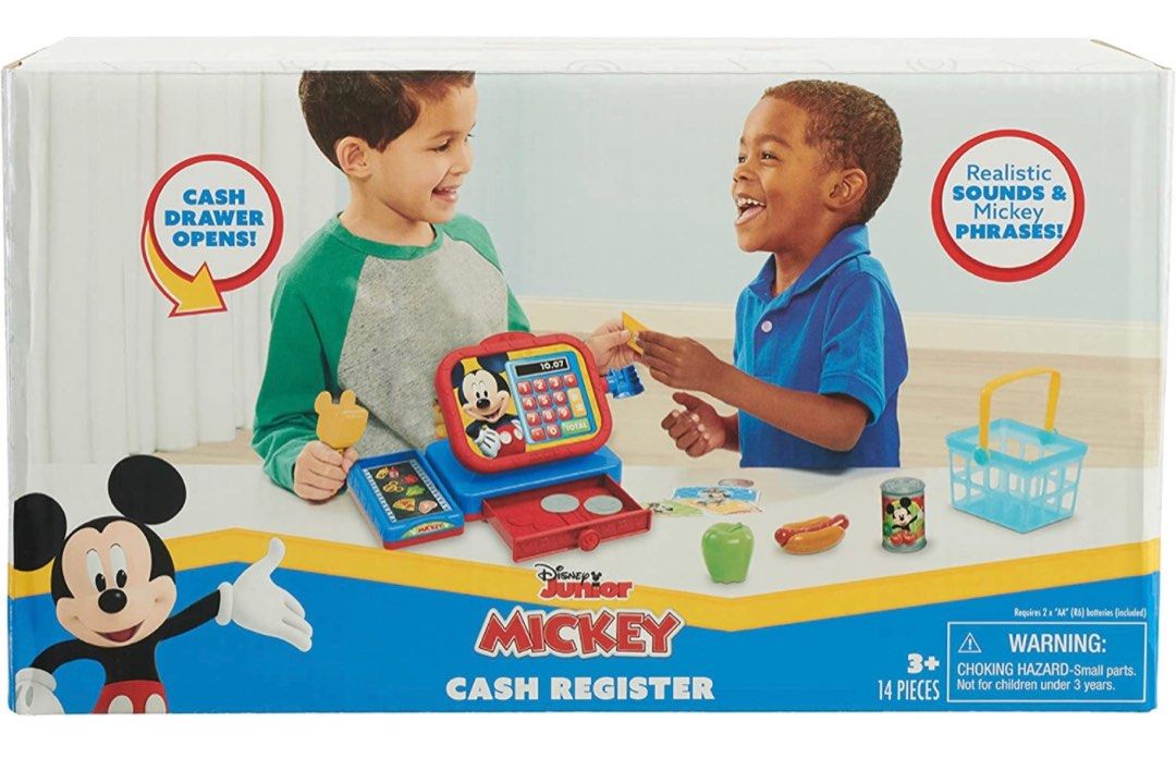 Mickey Mouse Deluxe Cash Register (Original), Hobbies & Toys, Toys ...