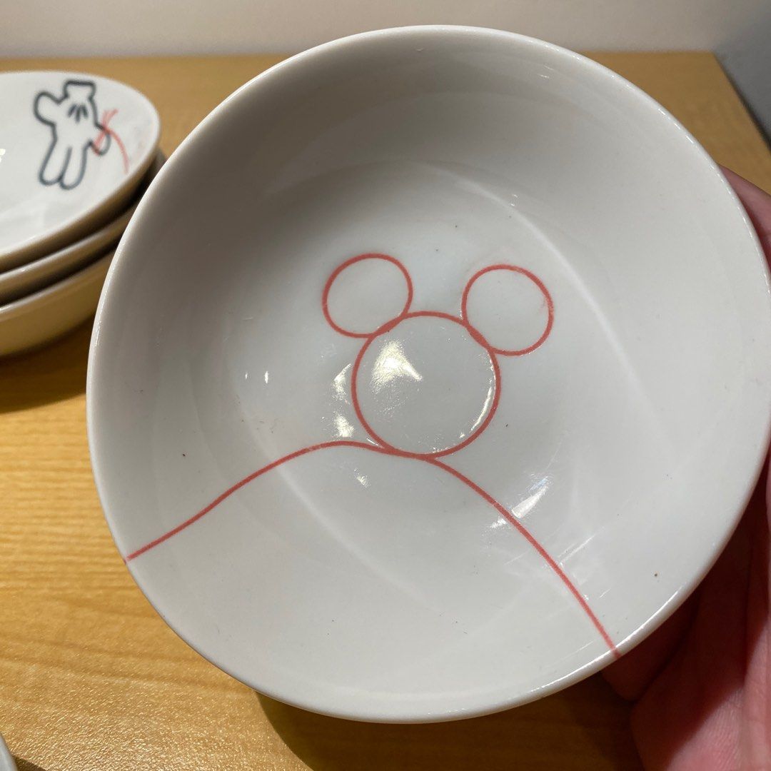 Mickey Mouse Plate Complete Set, Furniture & Home Living, Kitchenware ...