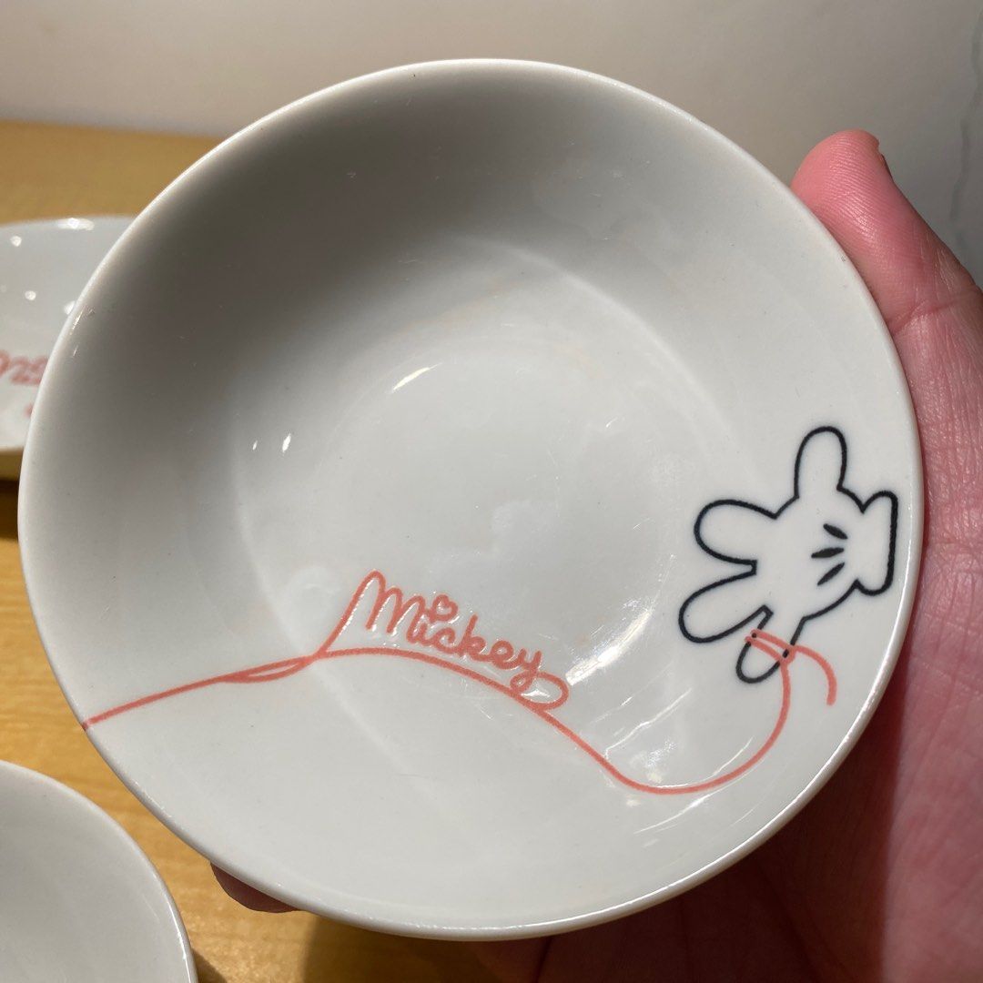 Mickey Mouse Plate Complete Set, Furniture & Home Living, Kitchenware ...