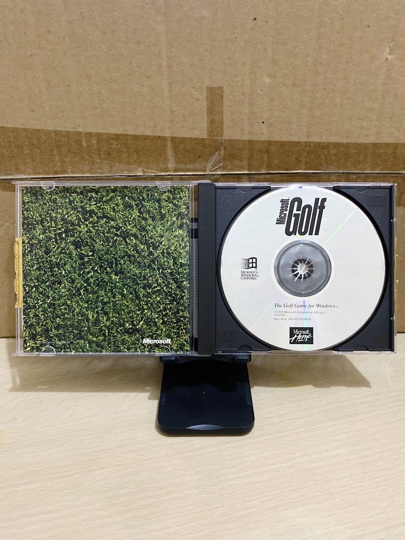 Microsoft Golf - Multi-Media Edition (1993) PC CD-ROM Game, Video ...