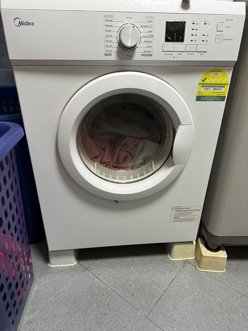 Midea Dryer, TV & Home Appliances, Washing Machines and Dryers on Carousell