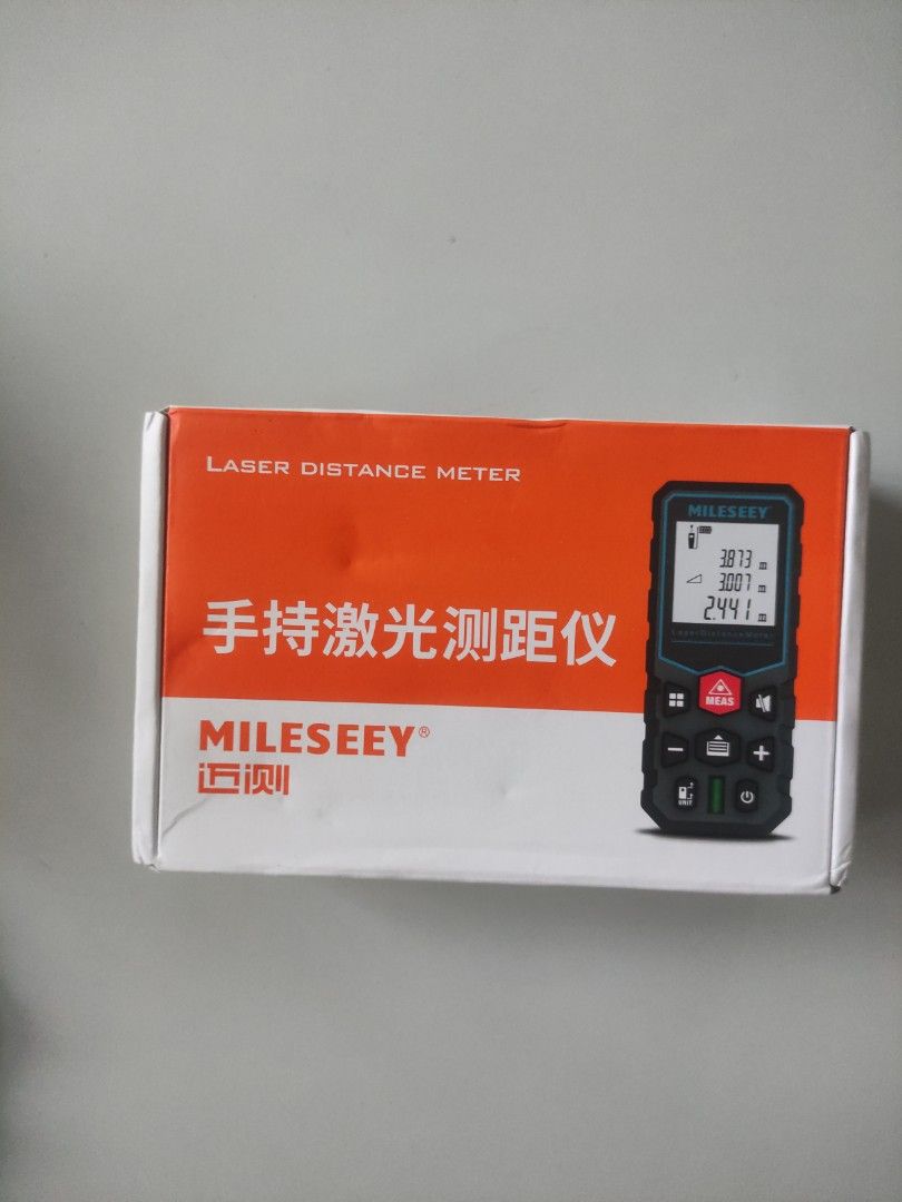 Mileseey laser distance meter (X5 40m), Hobbies & Toys, Stationery ...