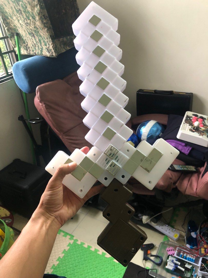 Minecraft Light-Up Adventure Sword, Hobbies & Toys, Toys & Games on ...