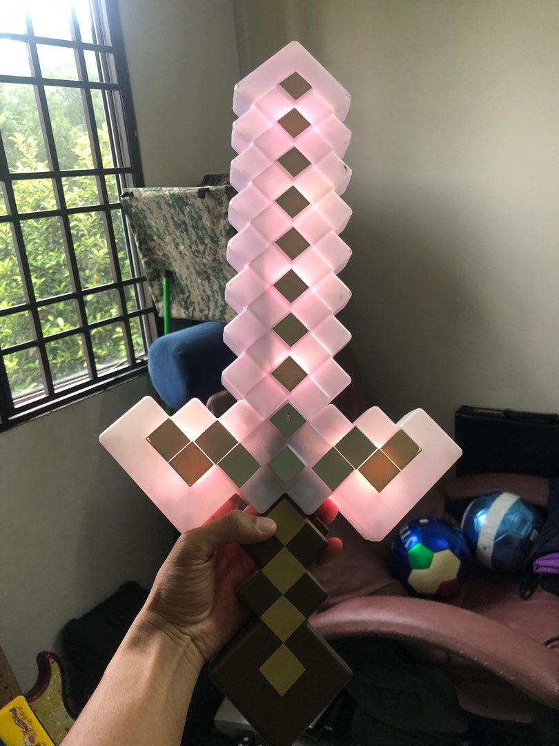 Minecraft Light-Up Adventure Sword, Hobbies & Toys, Toys & Games on ...