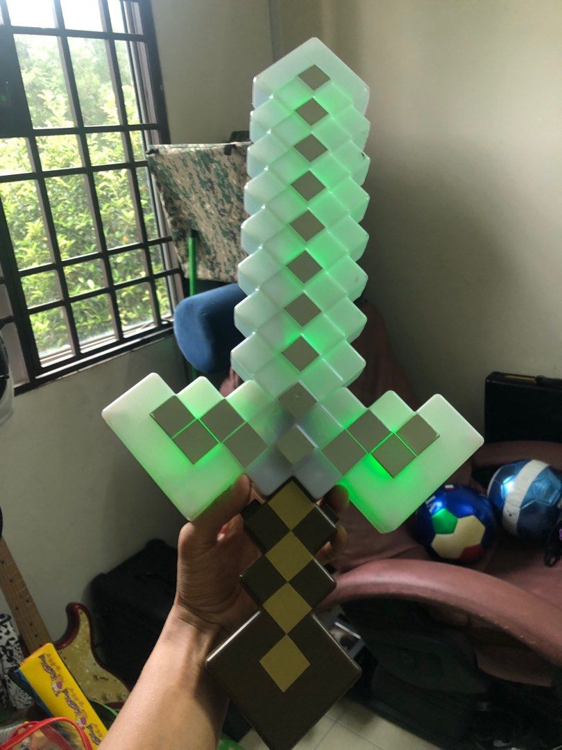 Minecraft Light-Up Adventure Sword, Hobbies & Toys, Toys & Games on ...