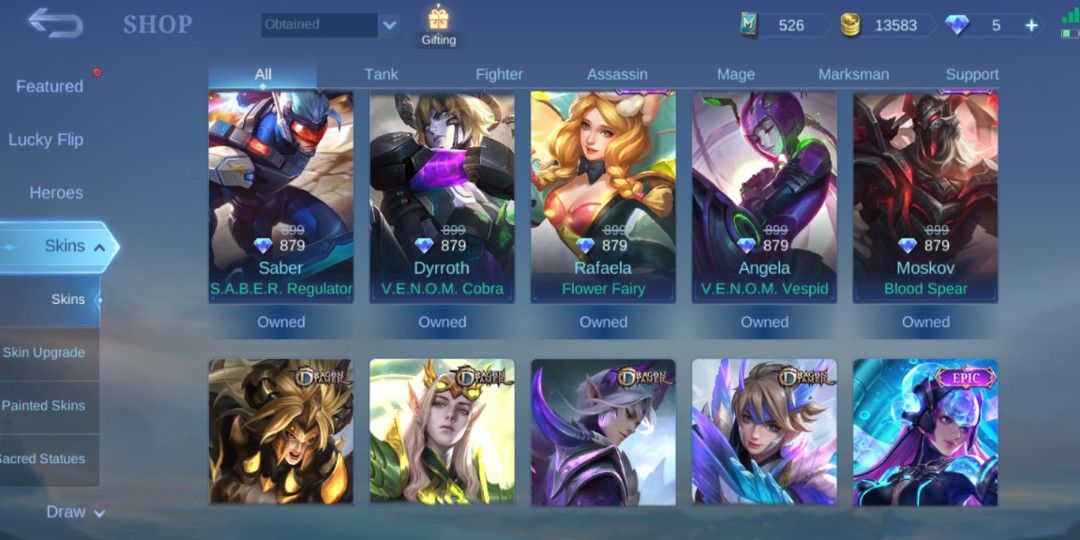 Mobile Legends Account, Video Gaming, Video Games, Others on Carousell
