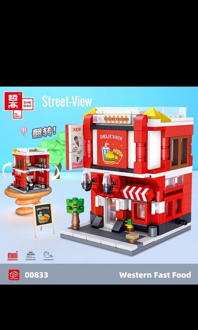 Nano blocks - Western Food Restaurant, Hobbies & Toys, Toys & Games on ...