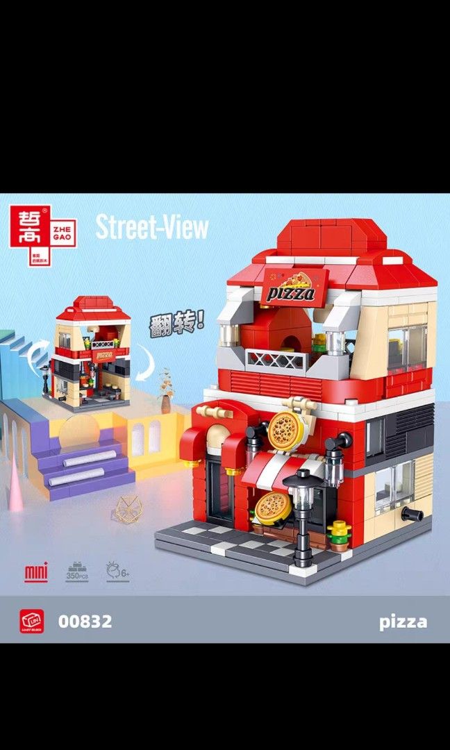 Nano blocks - Pizza Place, Hobbies & Toys, Toys & Games on Carousell
