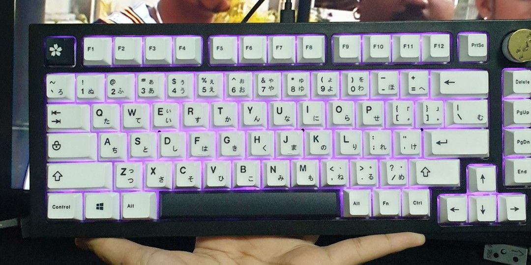 Next time 75 Full 75% keyboard for sale. Akko Vintage whites fully ...