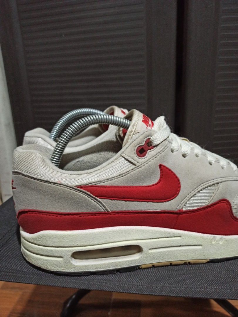 Nike air max 1 og anniversary red, Men's Fashion, Footwear, Sneakers on ...