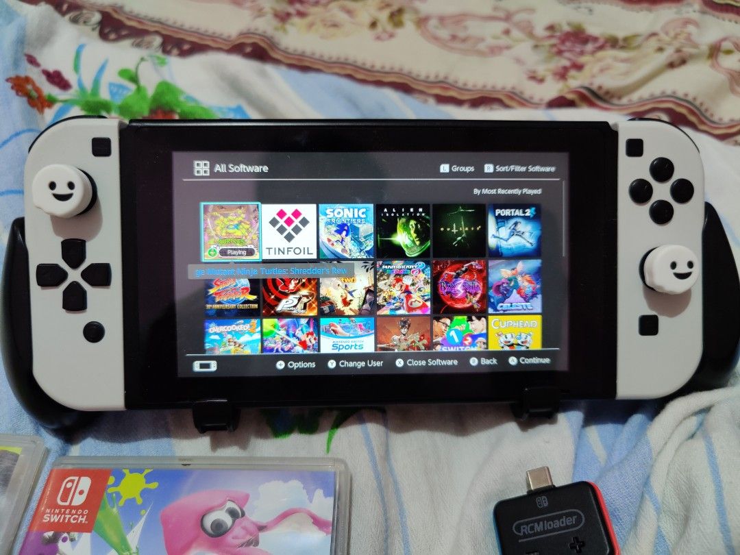 Nintendo Switch V1 unpatched jailbroken, Video Gaming, Video Game ...