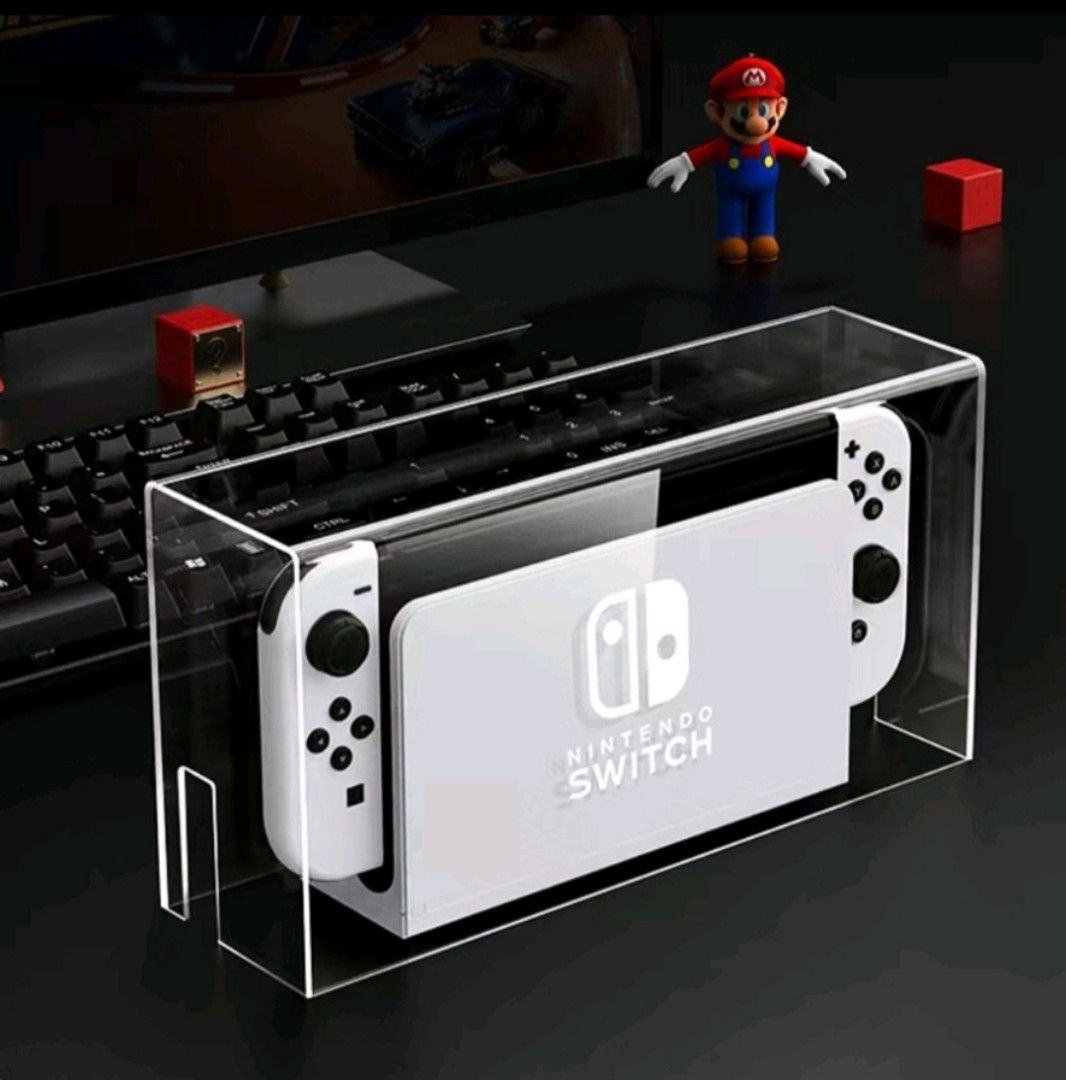Nintendo Switch/OLED Game Console Dust Cover Transparent Acrylic, Video ...