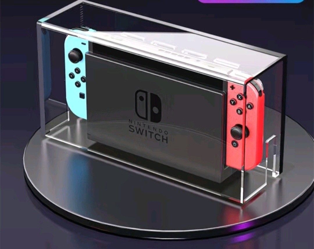 Nintendo Switch/OLED Game Console Dust Cover Transparent Acrylic, Video ...