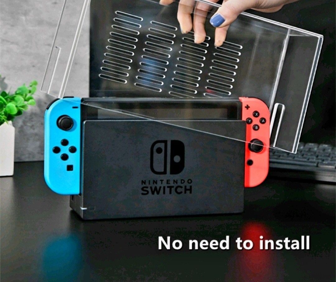 Nintendo Switch/OLED Game Console Dust Cover Transparent Acrylic, Video ...