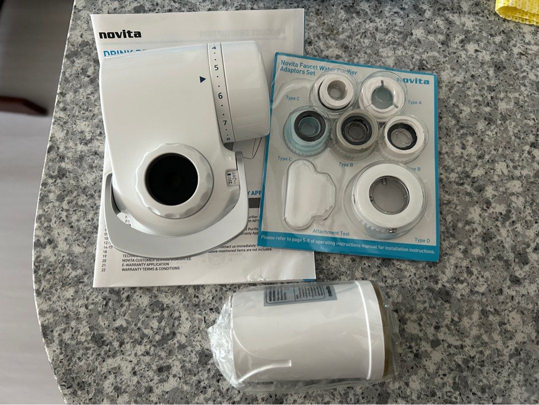 Novita water filter set - brand new, Furniture & Home Living, Bathroom ...