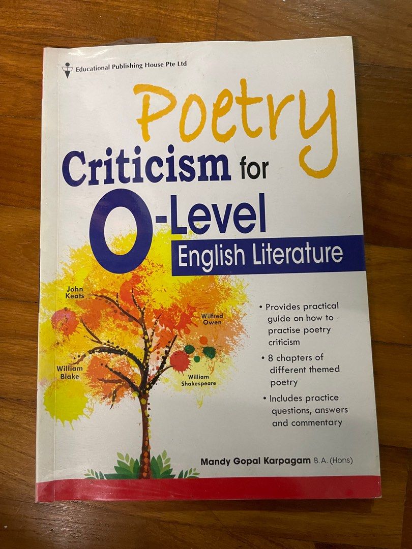 O level english literature poetry assessment book, Hobbies & Toys ...