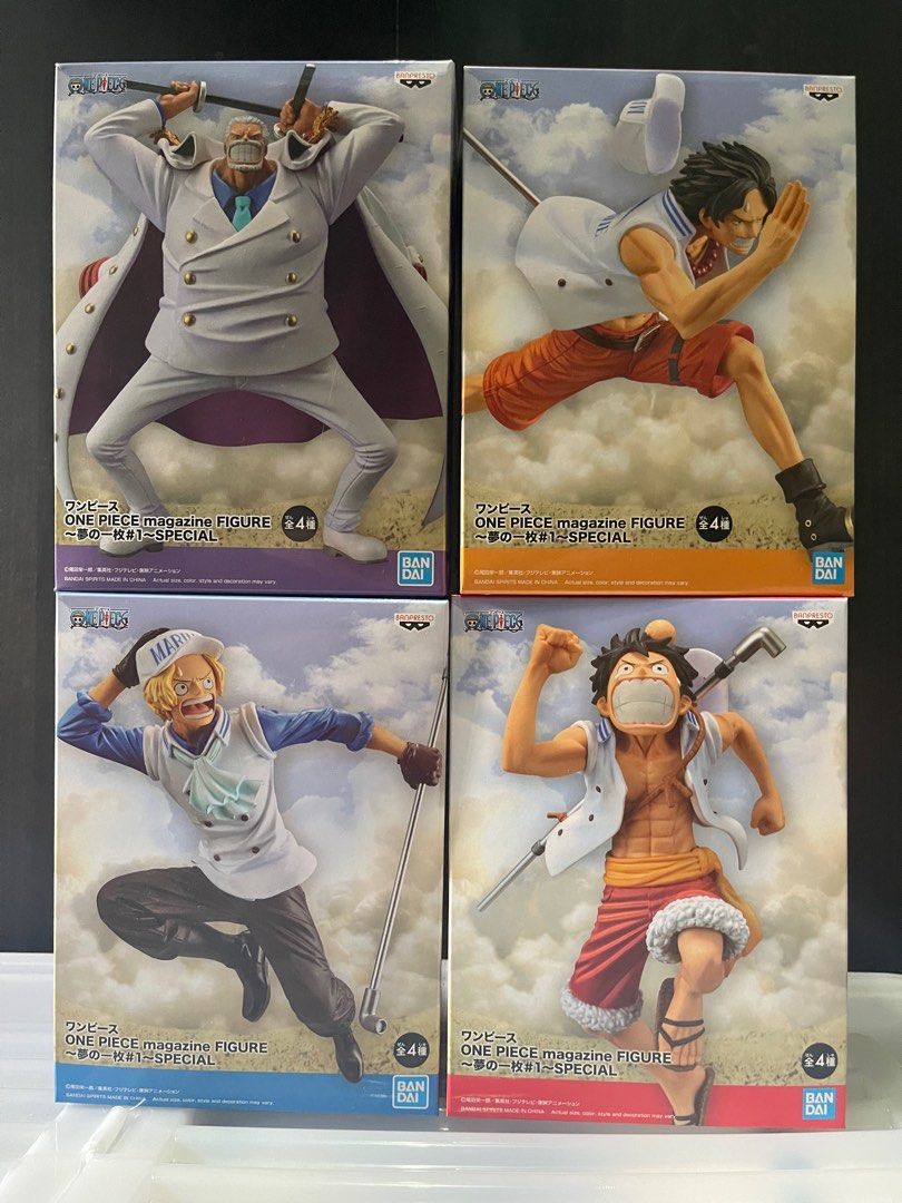 One Piece Magazine Figure ASL and Garp set, Hobbies & Toys, Toys & Games on Carousell