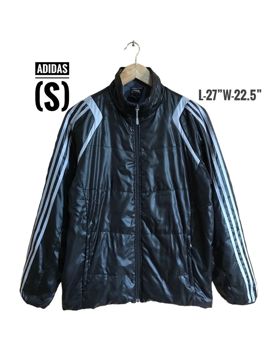 Original ADIDAS Climaproof 3-stripes Side taped Semi Puffer Jacket, Men ...