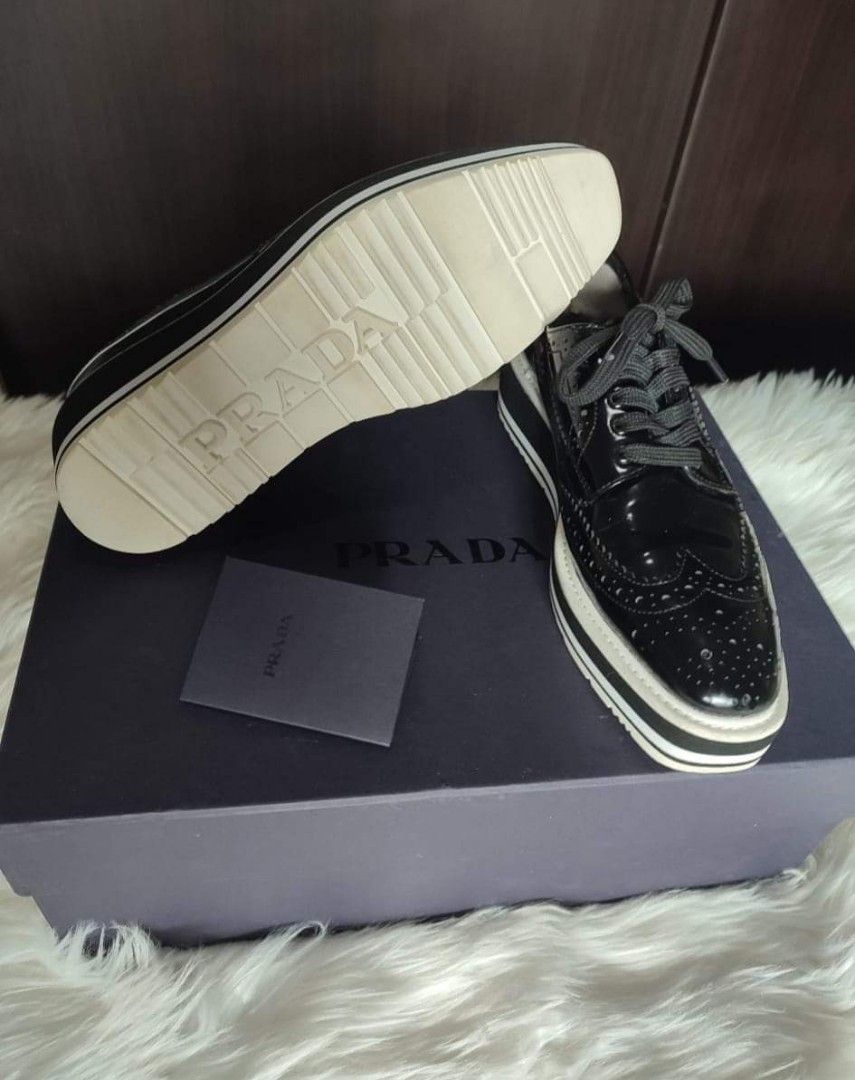 Prada Shoes, Luxury, Sneakers & Footwear on Carousell