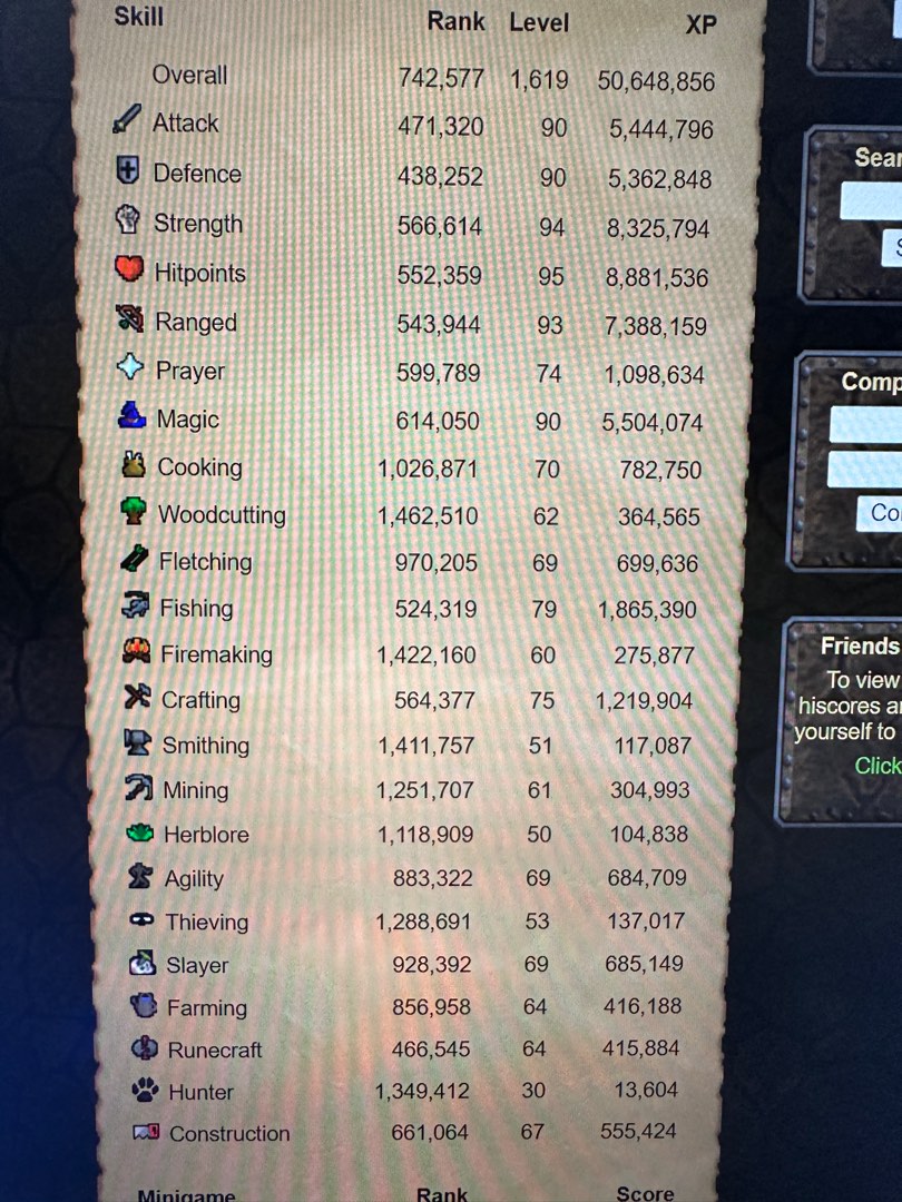 OSRS old school RuneScape high level main - ToA, ToB, CoX ready, Video ...