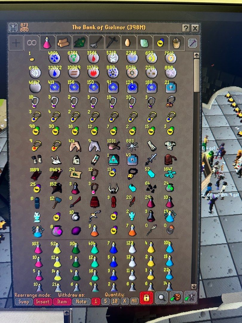 OSRS old school RuneScape high level main - ToA, ToB, CoX ready, Video ...