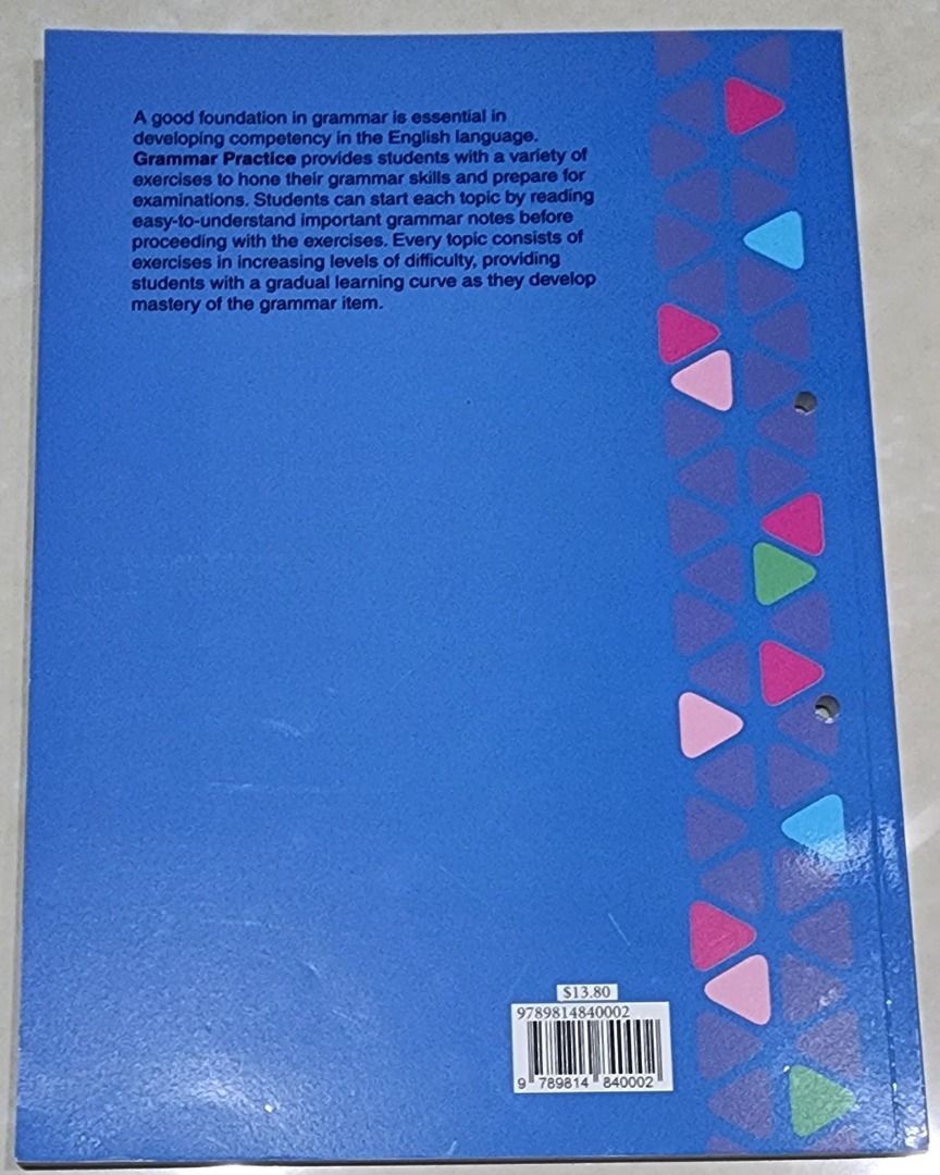 P3-P4 English Grammar Practice Book and Conquer Science Process Skills ...