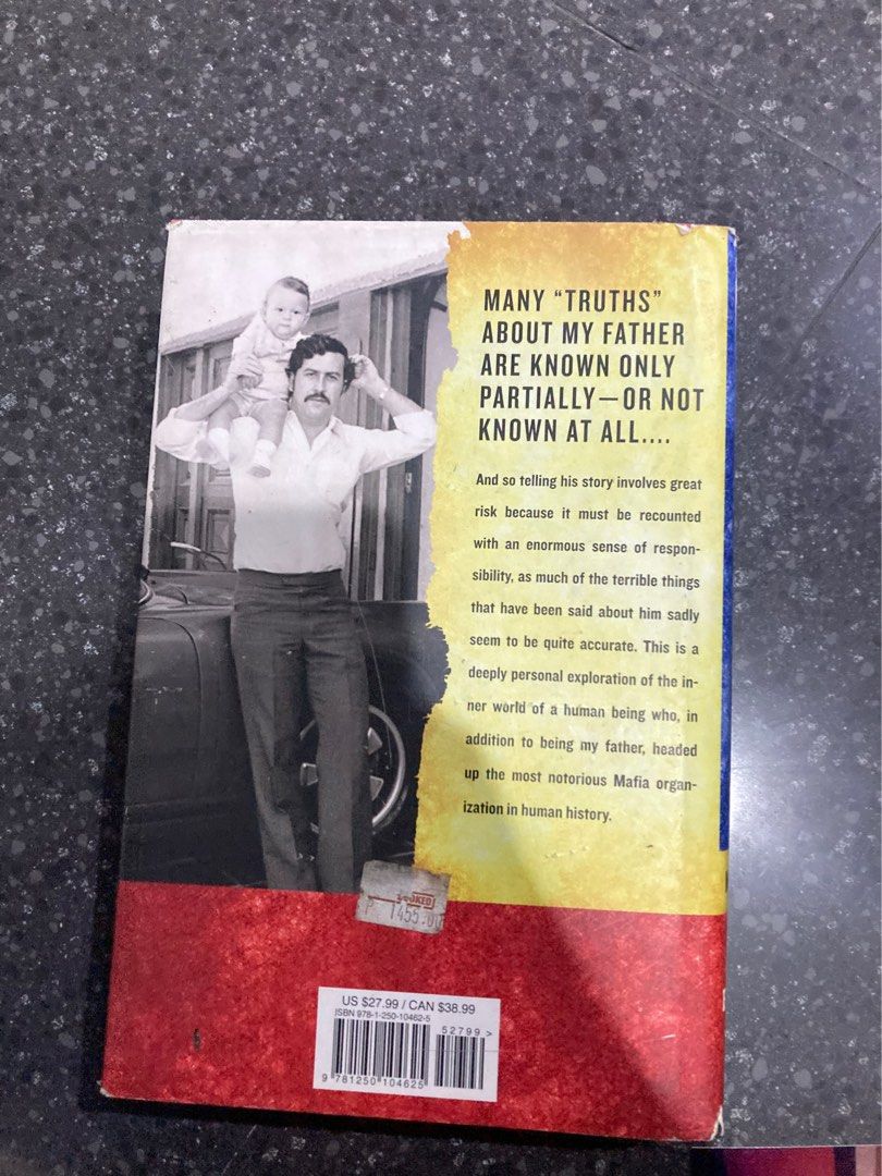 Pablo Escobar my Father by Juan pablo escobar, Hobbies & Toys, Books ...