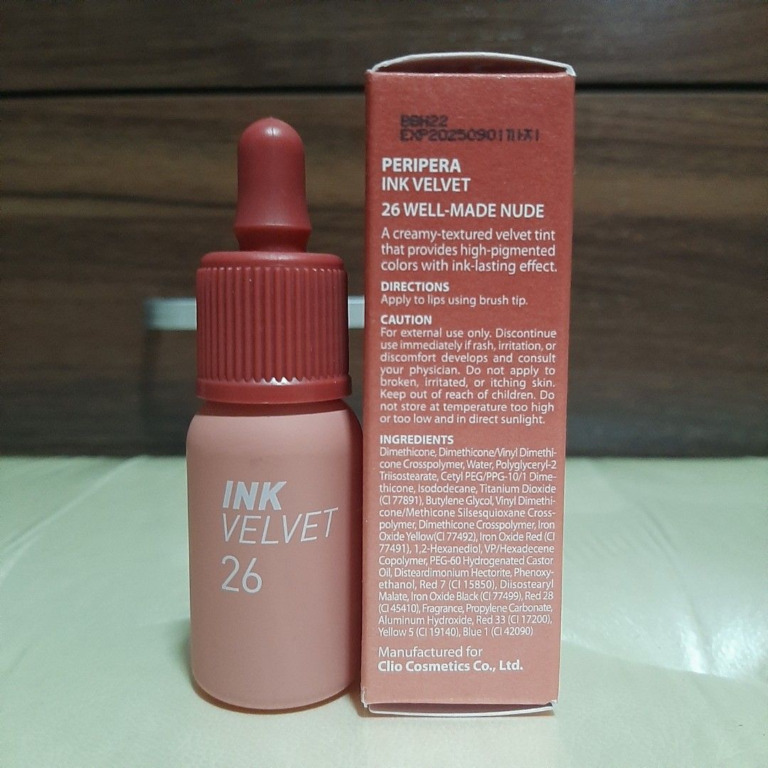 Peripera Ink Velvet #26 Well Made Nude (Korean Lippie), Beauty & Personal Care, Face, Makeup on ...