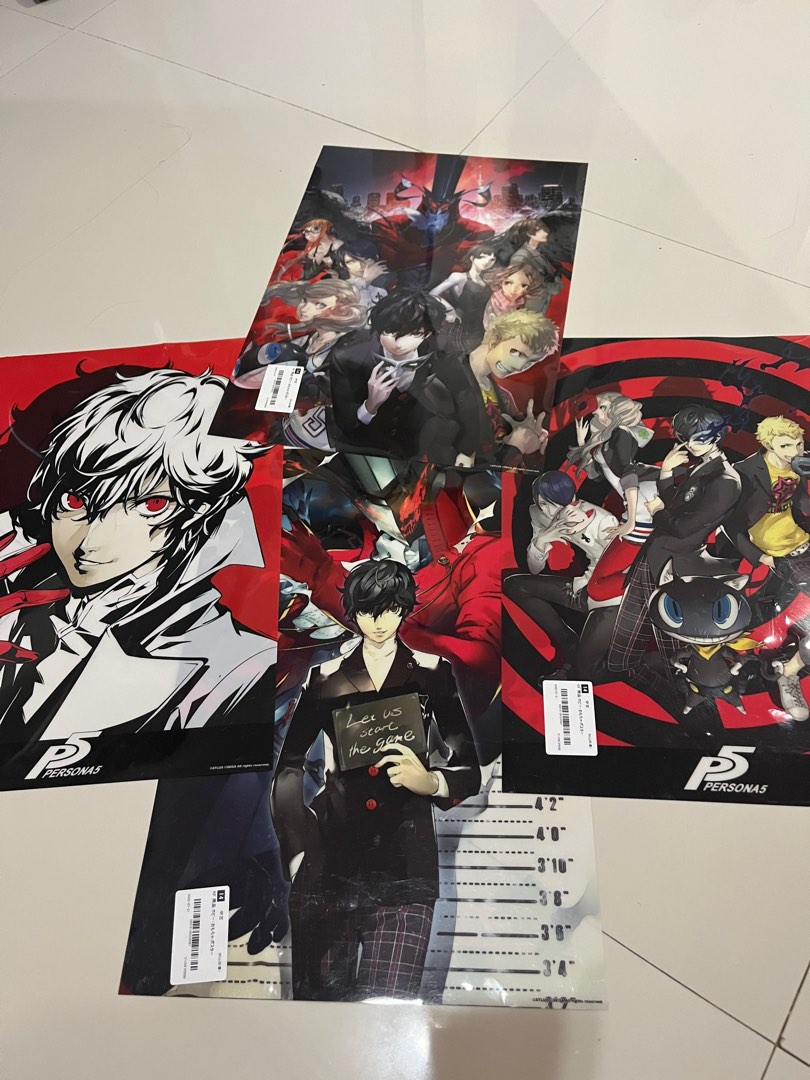 Persona 5 Plastic Posters, Hobbies & Toys, Memorabilia & Collectibles ...