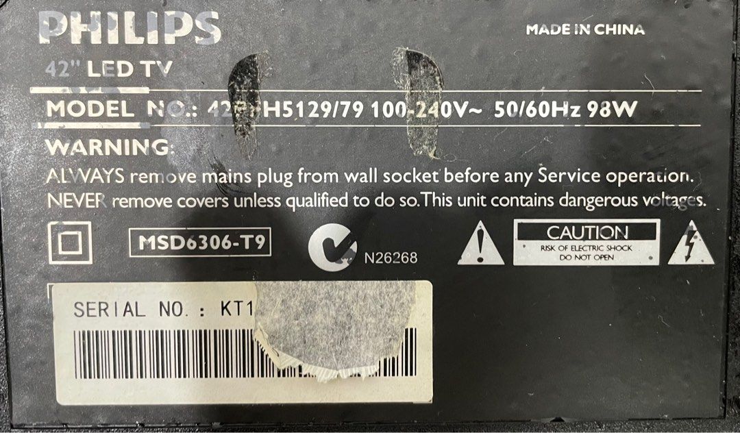 Philips 5100 series Full HD LED TV 42PFH5129 107cm (42"), TV & Home ...