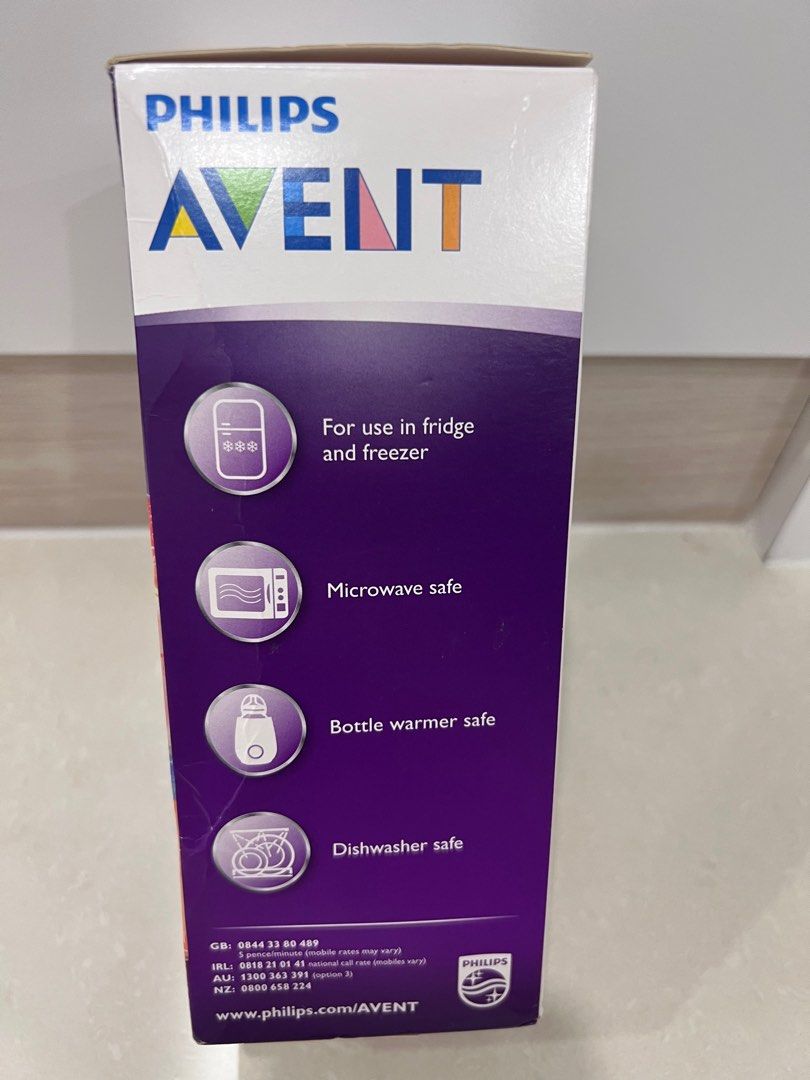 Philips Avent Food Storage Cup 240ML x 5 cups, Babies & Kids, Nursing ...