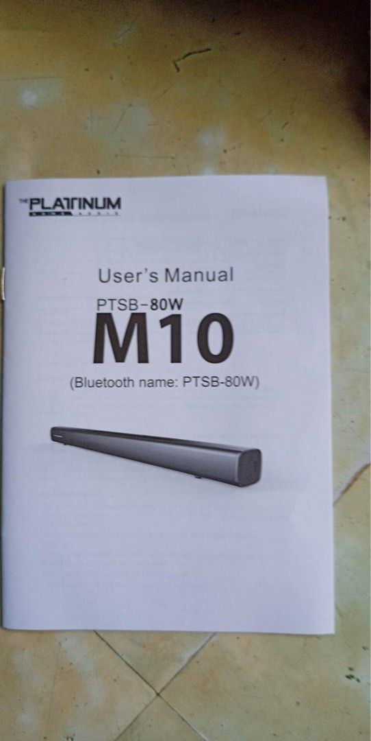 Platinum M10 Soundbar Speaker Home Audio System, Audio, Soundbars ...