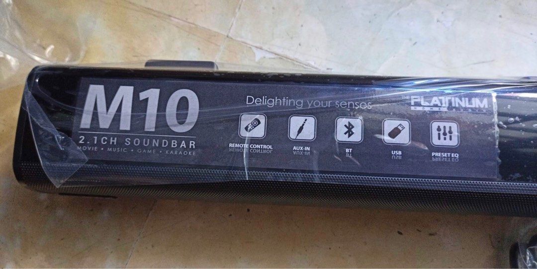 Platinum M10 Soundbar Speaker Home Audio System, Audio, Soundbars ...