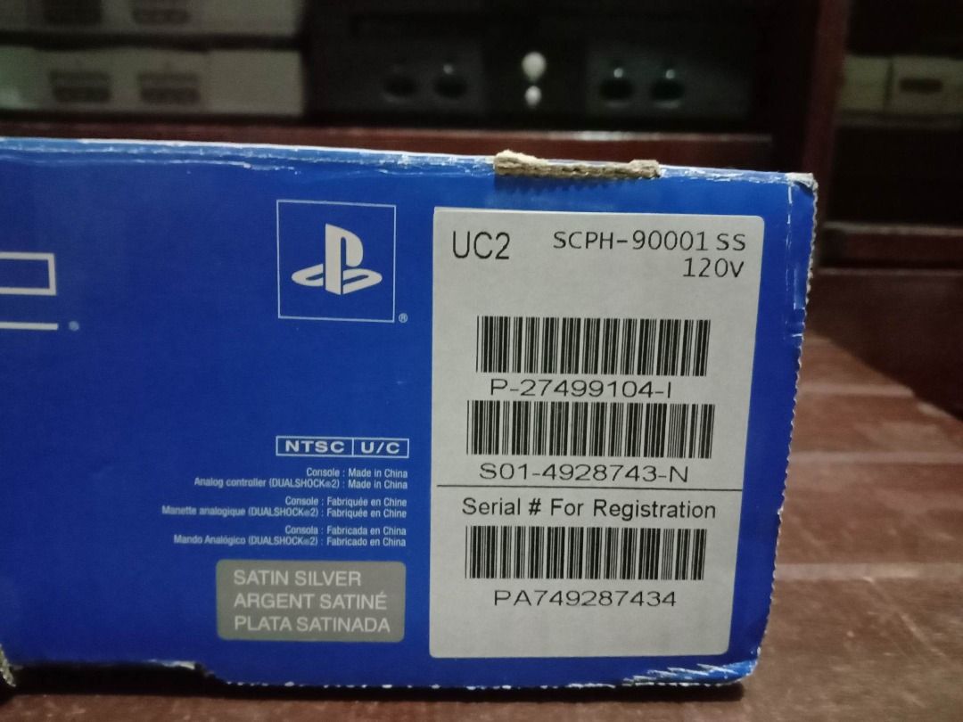 playstation 2 slim NTSC UC satin silver color boxed, Video Gaming ...
