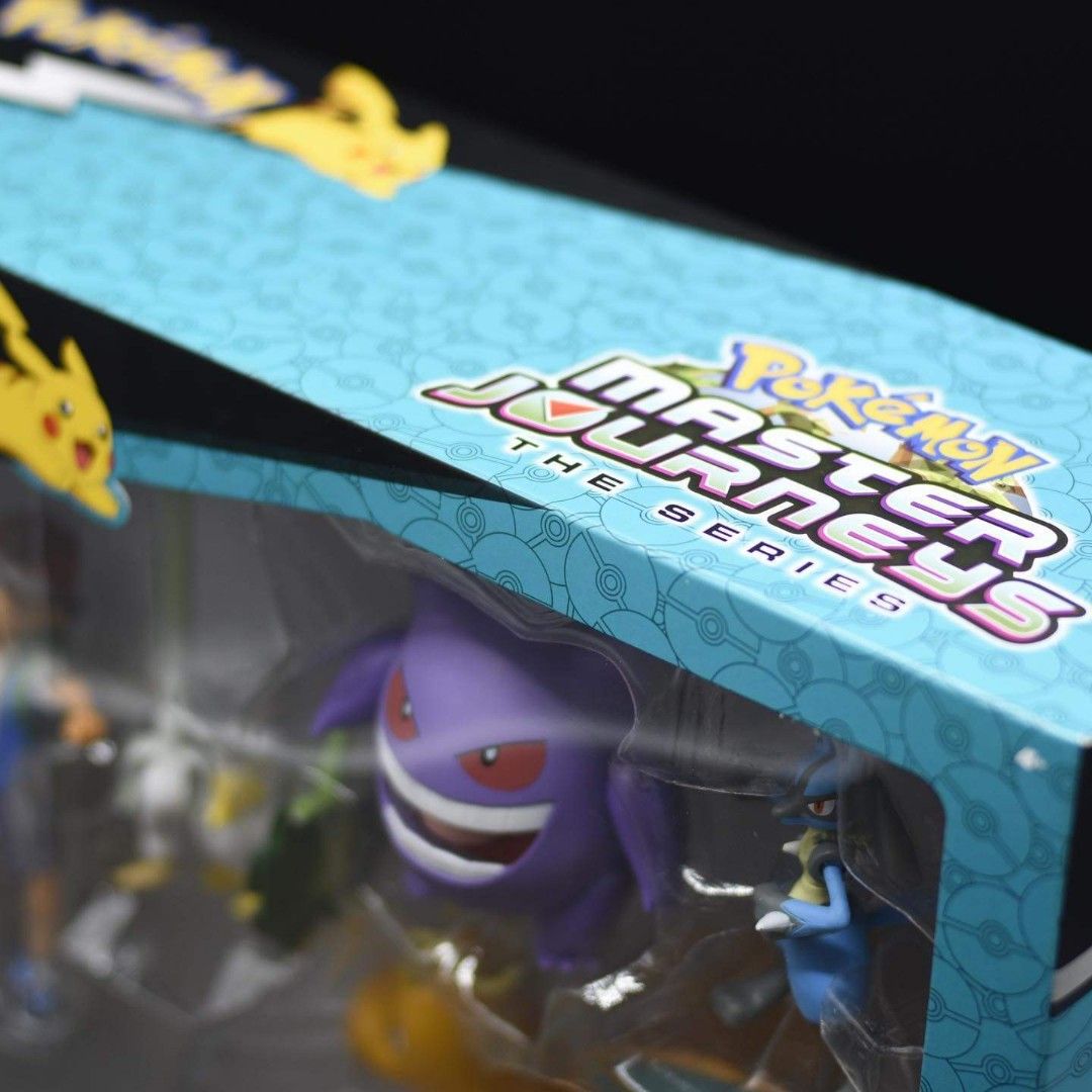 Pokemon Select Masters Journey 5 Pack Ash, Pikachu, Gengar, Dragonite ...