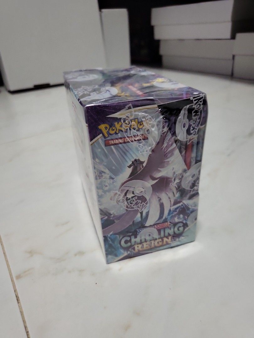 Pokemon tcg Chilling Reign Booster Box, Hobbies & Toys, Toys & Games on ...