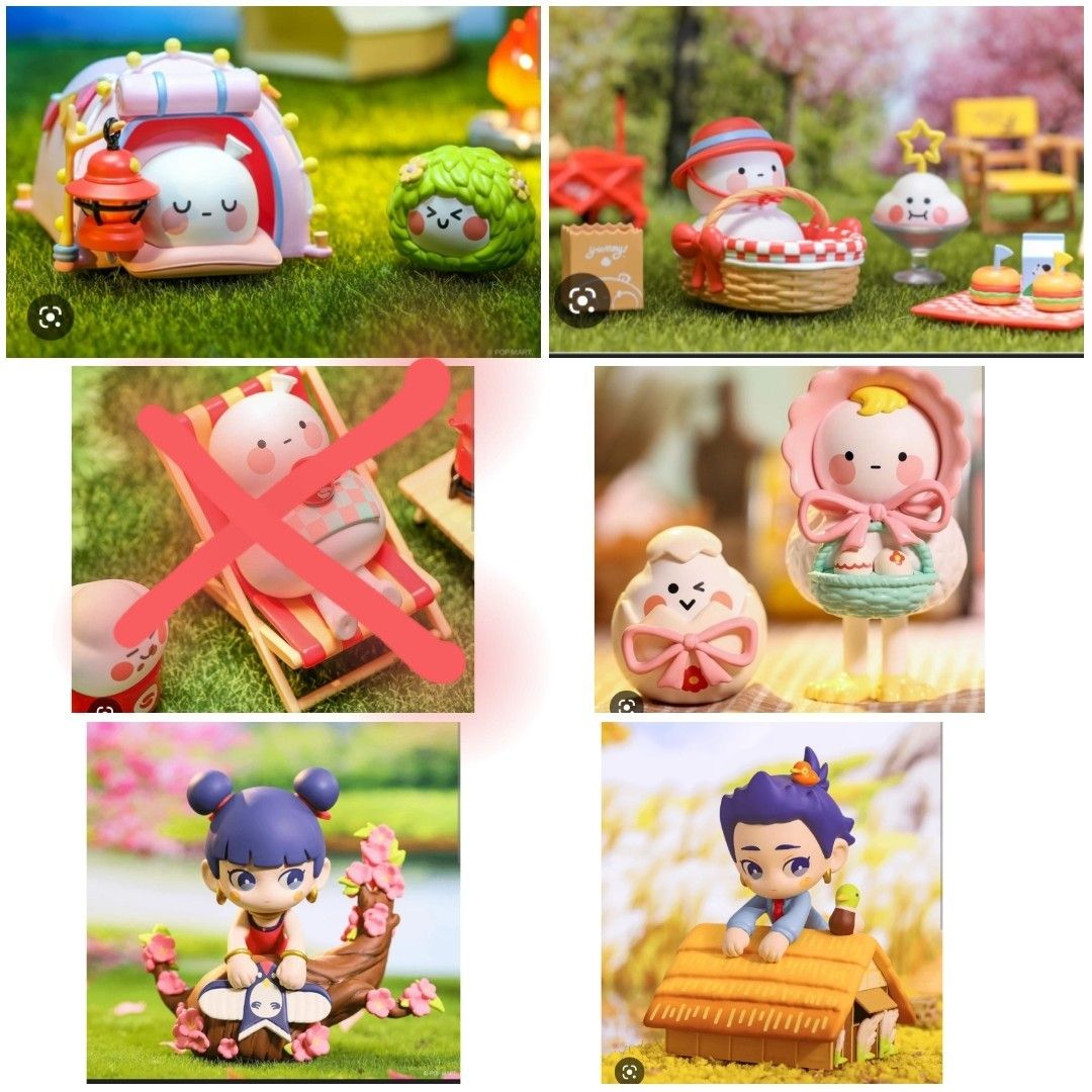 Popmart dimoo pucky sanrio momiji nezha bobo coco pop mart, Hobbies ...