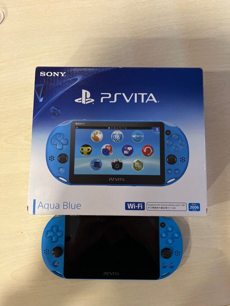 PS Vita Blue, Video Gaming, Video Game Consoles, PlayStation on Carousell