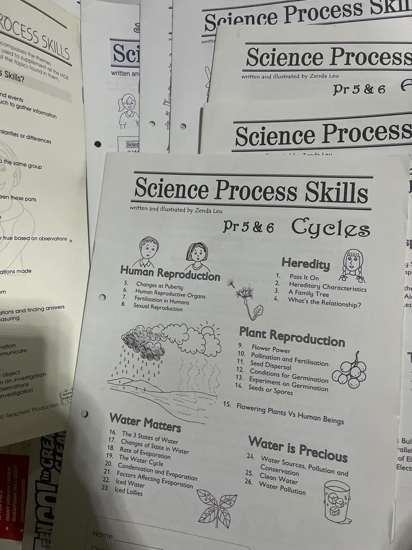 PSLE Science, P6 Science, P3-P6, Upper and Lower block science concept ...
