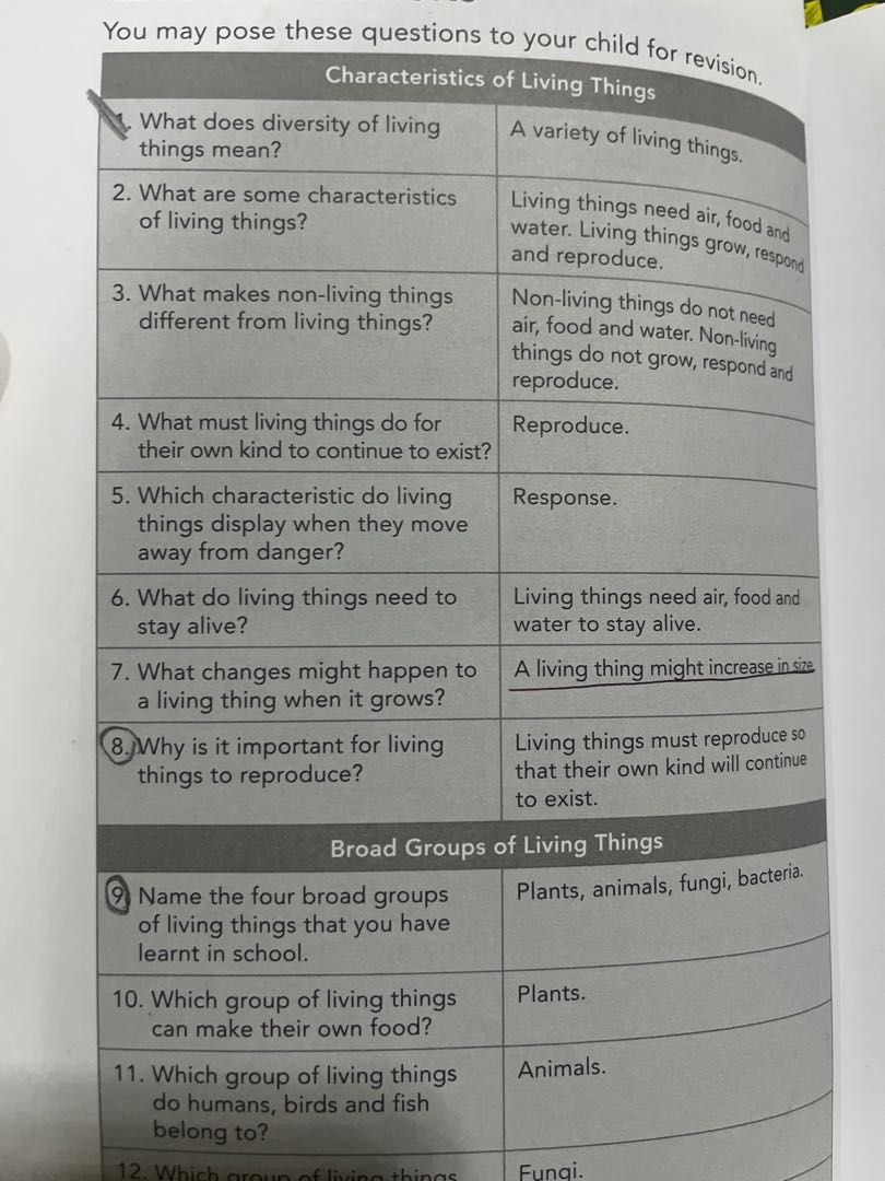 PSLE Science, P6 Science, P3-P6, Upper and Lower block science concept ...