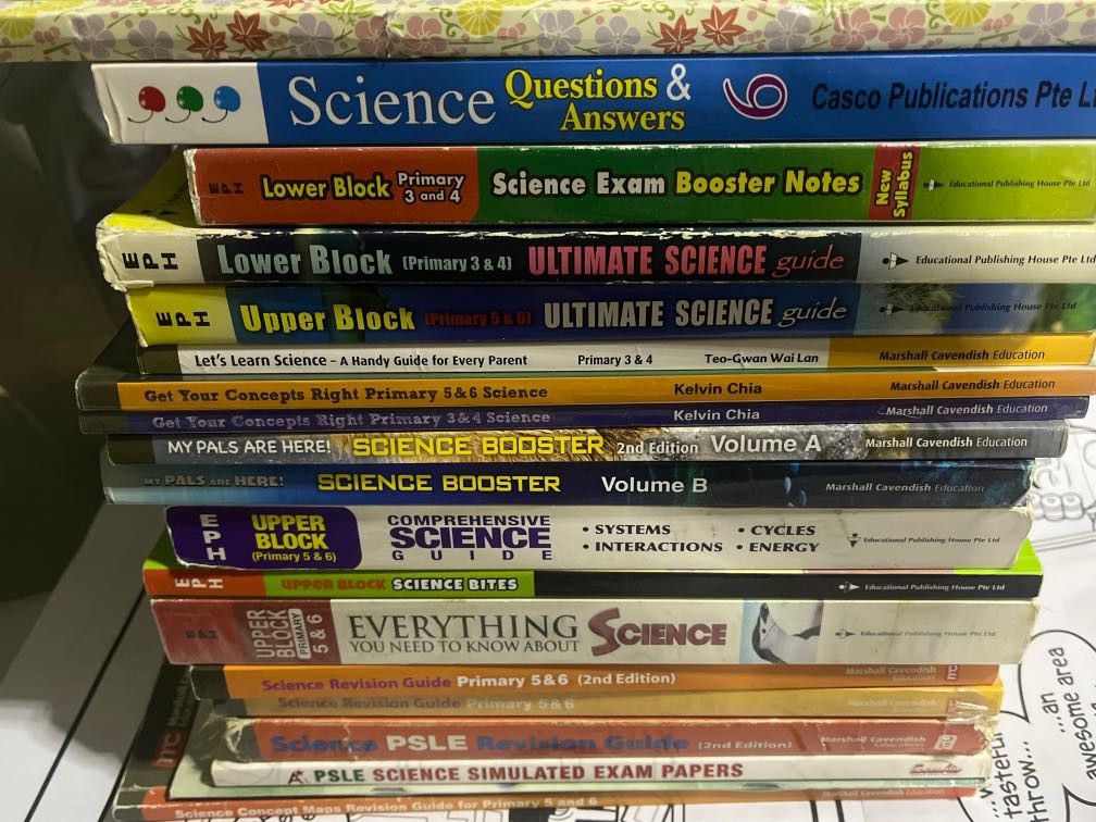 PSLE Science, P6 Science, P3-P6, Upper and Lower block science concept ...