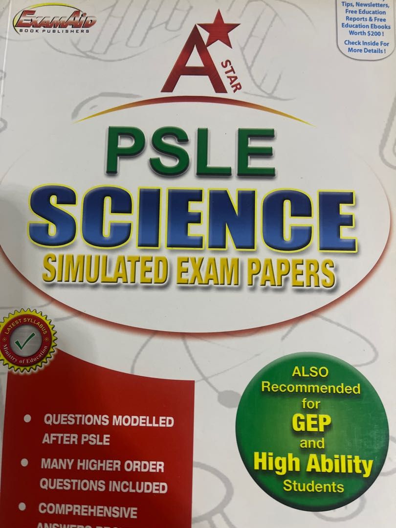 PSLE Science, P6 Science, P3-P6, Upper and Lower block science concept ...