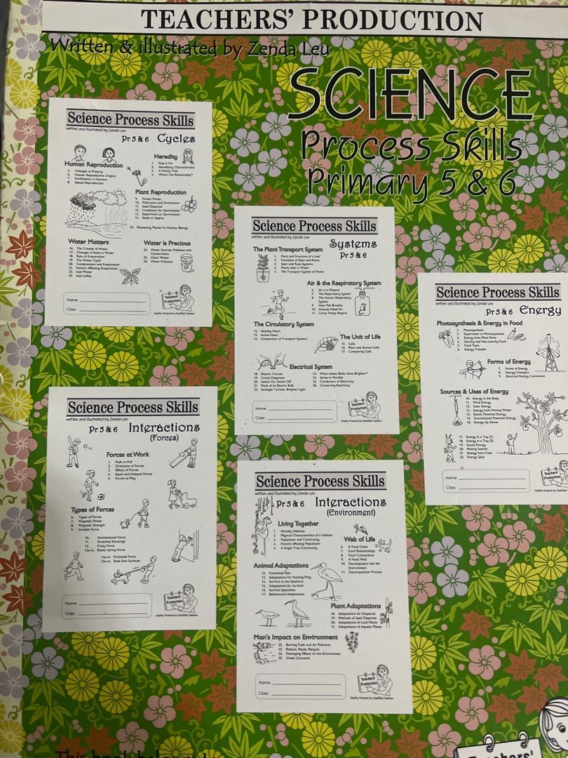 PSLE Science, P6 Science, P3-P6, Upper and Lower block science concept ...