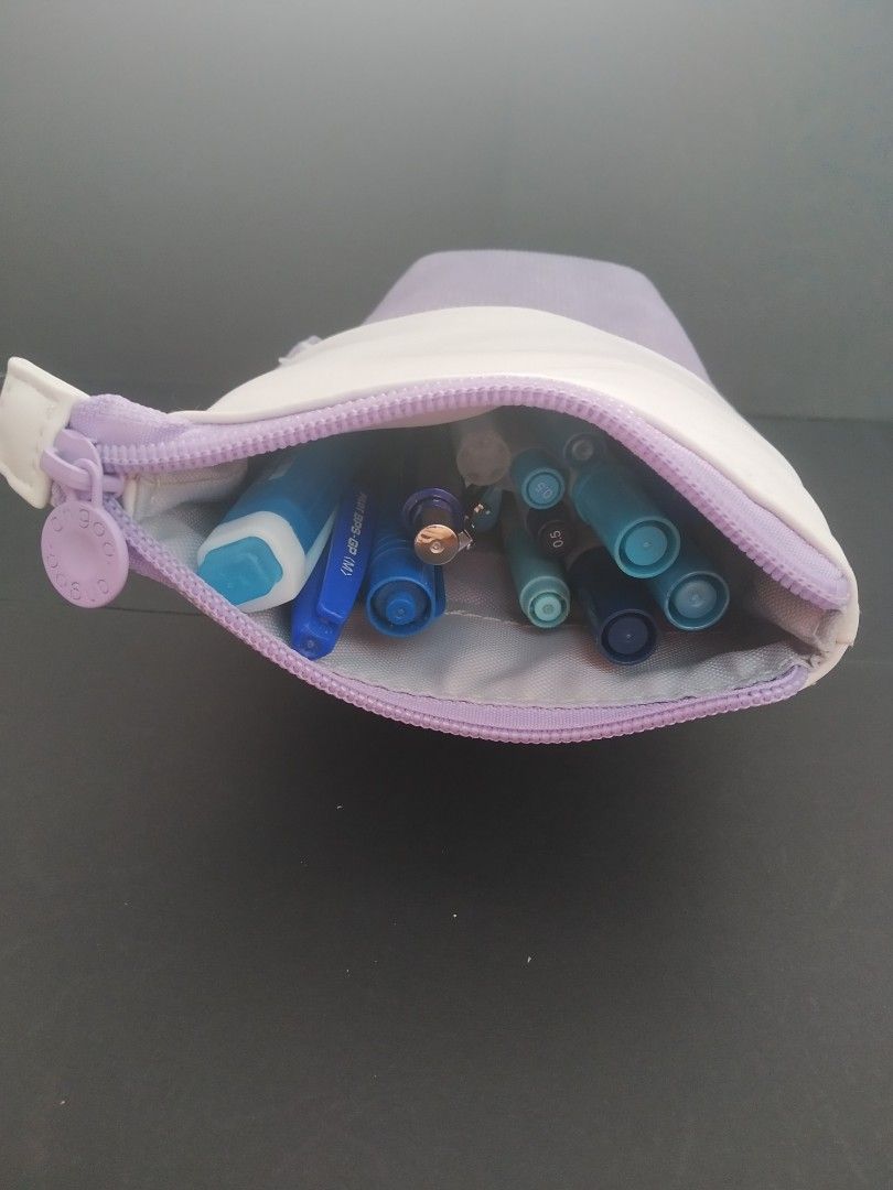 Purple expandable pencil case, Hobbies & Toys, Stationery & Craft ...