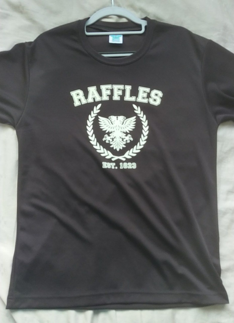 Raffles Institution/RI/RJ/RJC Raffles Originals Shirt (Black dri fit ...