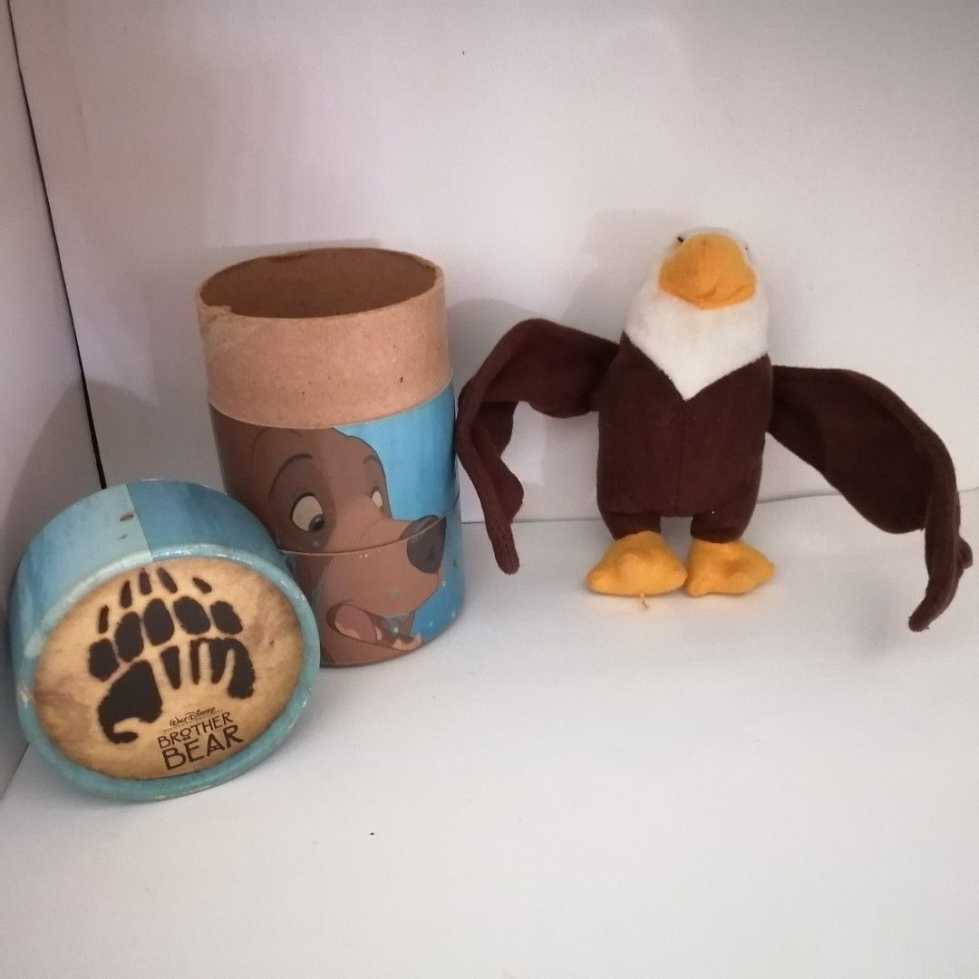 Rare Disney Brother Bear Sitka the Eagle Plush Soft Toy, Hobbies & Toys ...