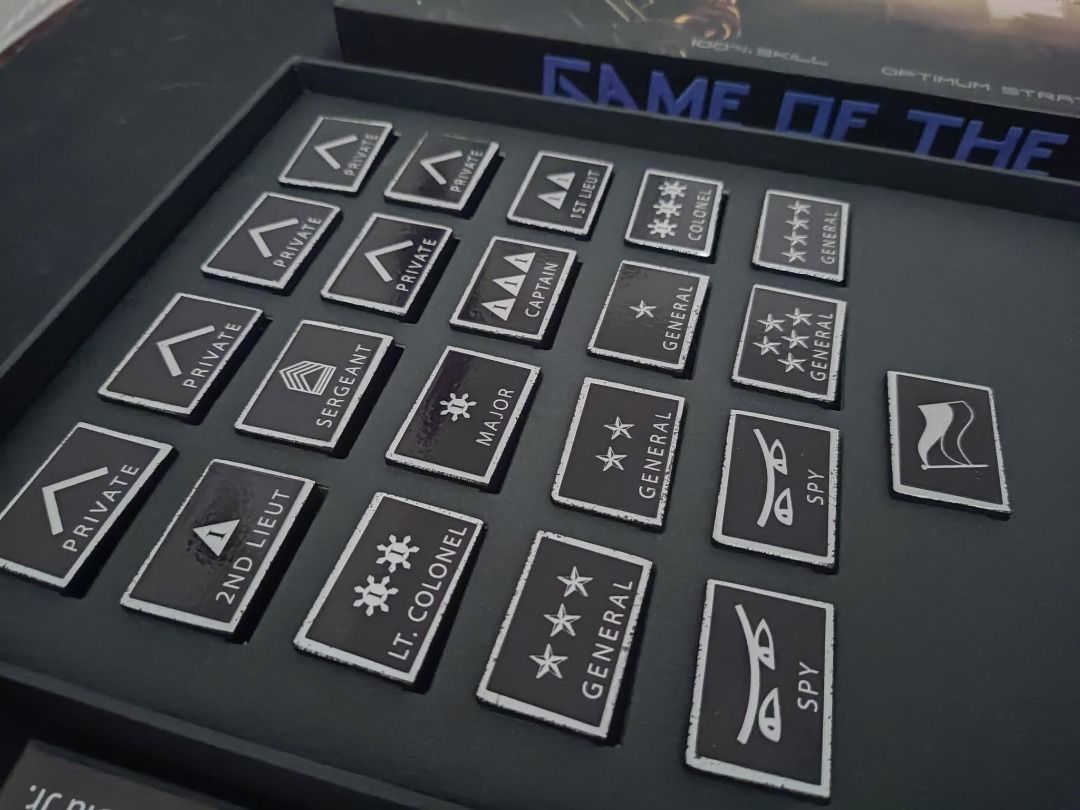 RARE Games of the General 3rd Ed. Limited Edition Box Set Alloy Pieces ...