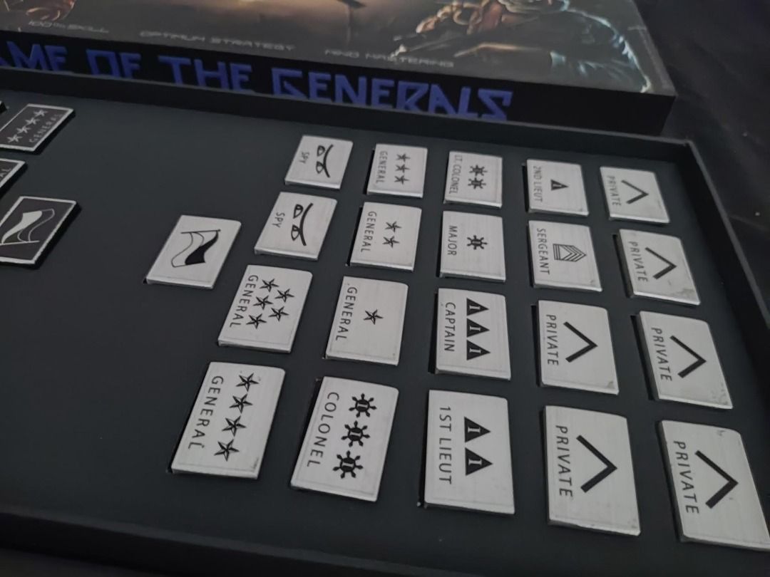 RARE Games of the General 3rd Ed. Limited Edition Box Set Alloy Pieces ...