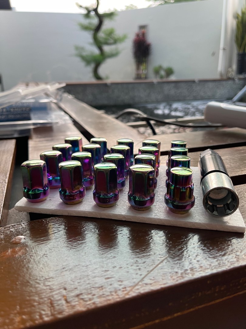 Rays wheel nut (including lock nut), Car Accessories, Tyres & Rims on ...